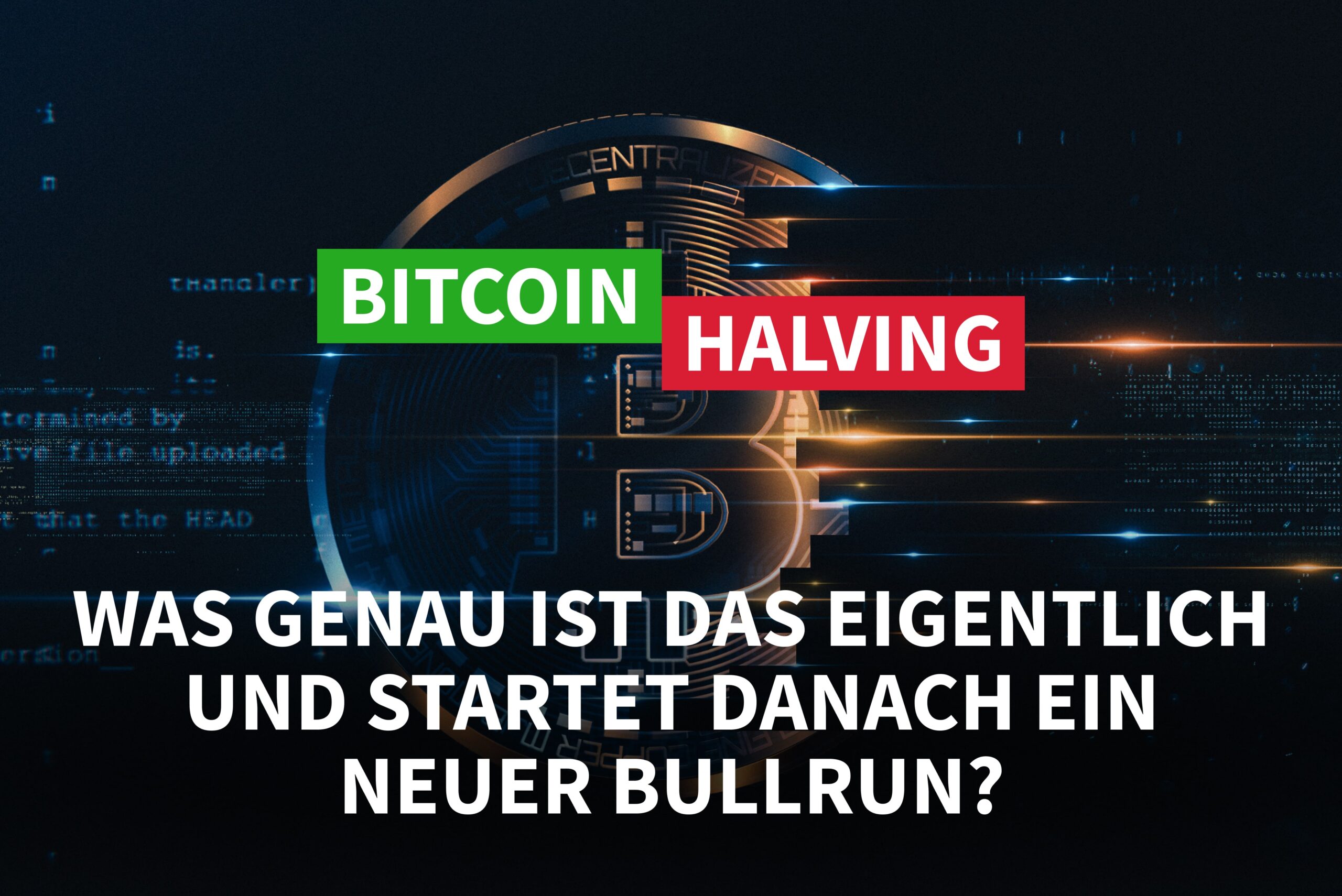 Bitcoin Halving - was genau ist das eigentlich? Bitcoin Halving - was genau ist das eigentlich?